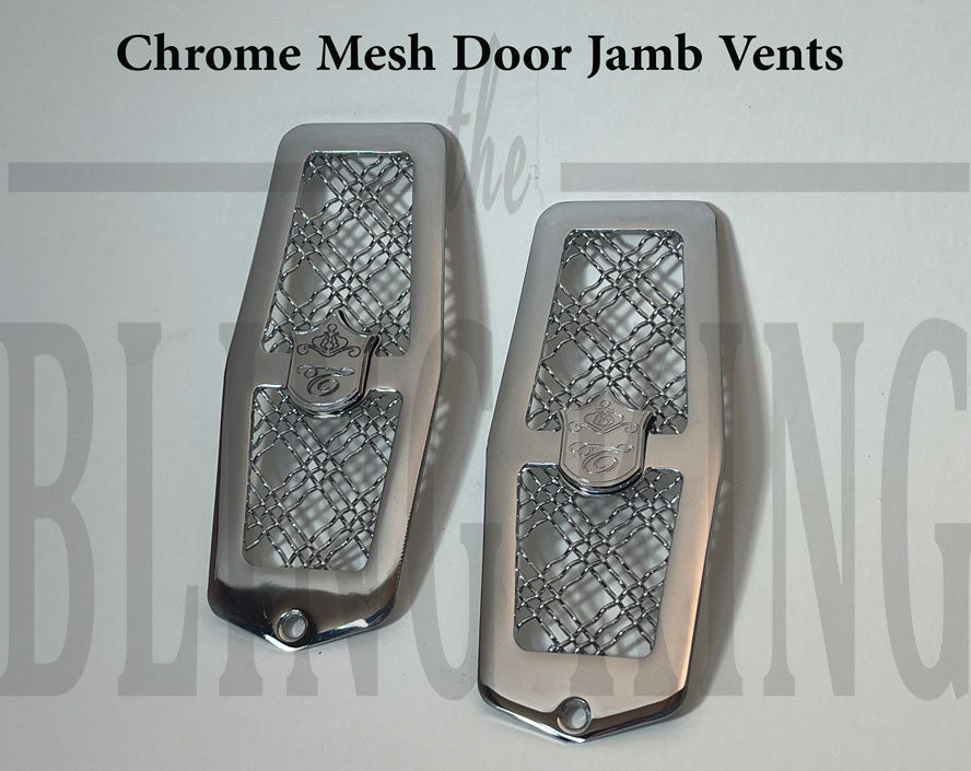 1981-1988 Olds Cutlass Supreme chrome mesh door jamb vents Tiarra trip ...