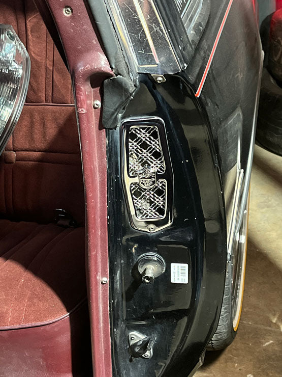 Chevy Malibu El Camino Monte Carlo G BODY Chrome Mesh Door Jamb Vents ...