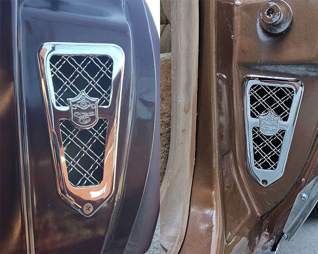 1986-1990 Chevy Caprice Chrome Grill Dual Weave Mesh Tiarra Grille w ...