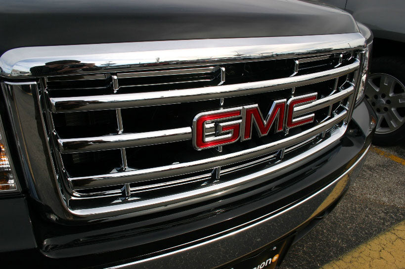 2007-2013 GMC Sierra Chrome Grille Insert Overlay Trim – The Bling King