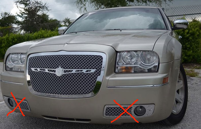 2013 Chrysler 300 Chrome Bentley Dual Weave Mesh Grille – The Bling King