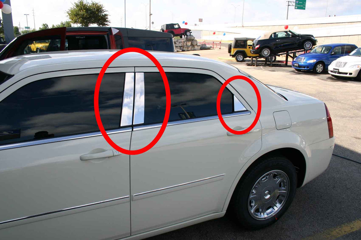 Chrysler 300 Chrome Pillar Post Trim – The Bling King