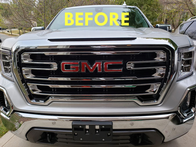 2019-2021 GMC Sierra Chrome Grille Insert Overlay Trim (SLT ONLY) – The ...