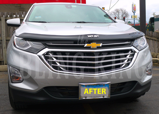 2018-2021 Chevy Equinox Chrome Grille Insert Overlay Trim – The Bling King